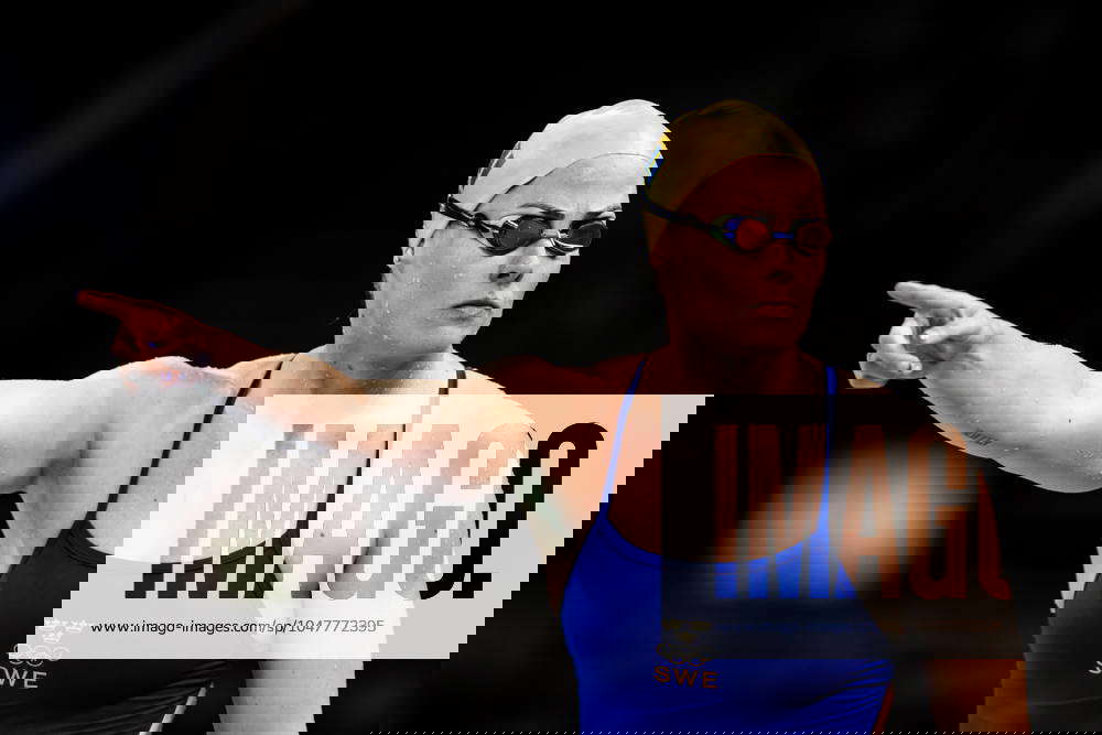 240726 Michelle Coleman of Sweden at a swimming training session during ...