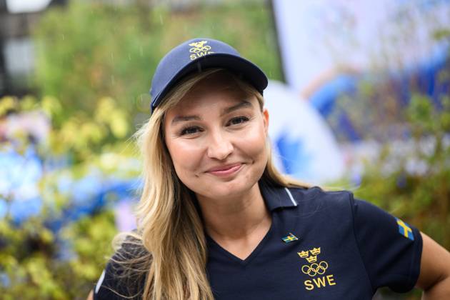 Swedish politician Ebba Bush at a press meet with the Swedish ...