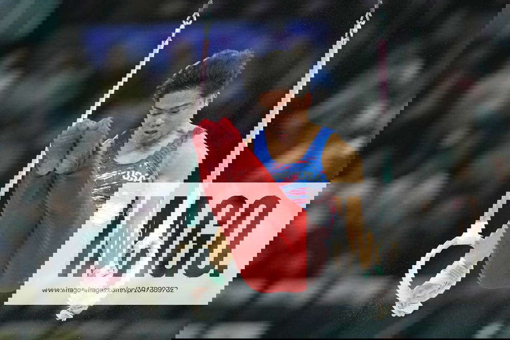 Olympics: Gymnastics Jul 27, 2024; Paris, France; USA gymnast Asher ...