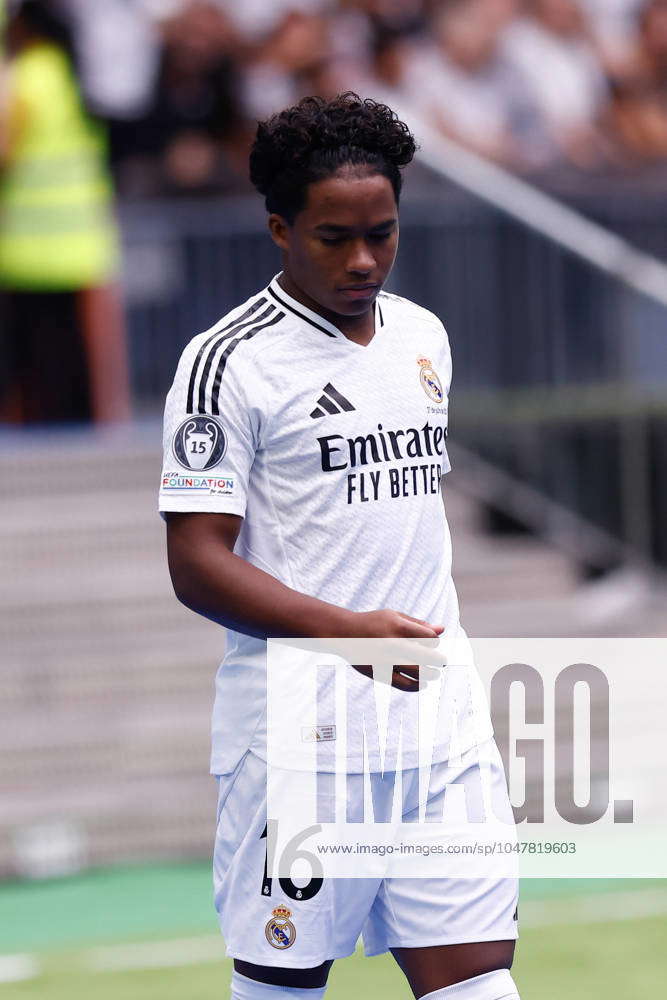 July 27, 2024, Madrid, Madrid, SPAIN: Endrick Felipe looks on during ...