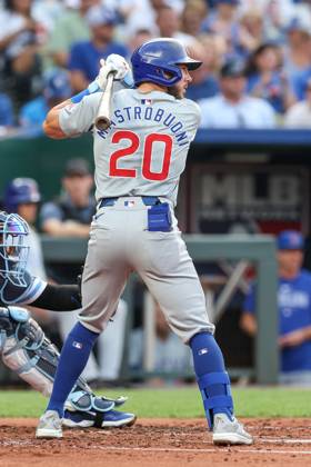 July 26, 2024: Chicago Cubs third baseman Miles Mastrobuoni (20) throws ...
