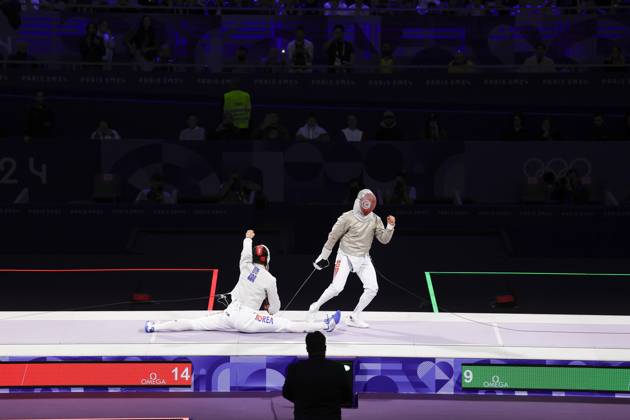 OH Sanguk of Republic of Korea, FERJANI Fares of Tunisia, Men s Sabre ...