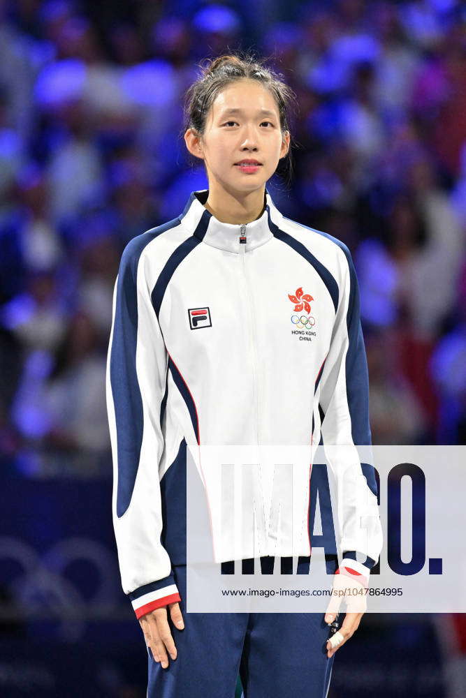 Paris 2024 - Women s Epee Individual - Podium Gold medalist Vivian Kong ...