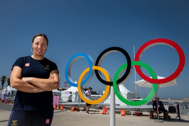 240729 Josefin Olsson of Sweden, women s dinghy laser radial sailing ...