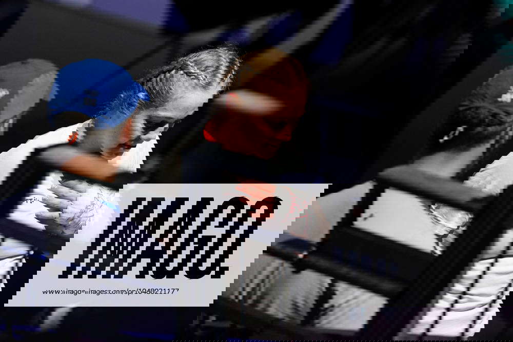 Sunniva Hofstad of Norway after a women s 75 kg preliminary round of 16 ...