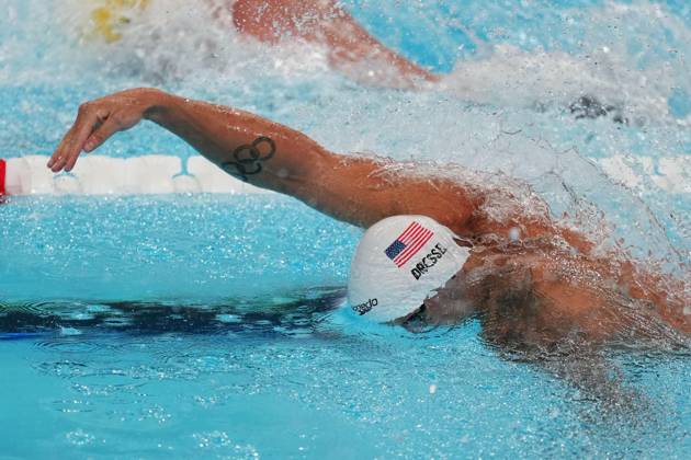 Caleb Dressel from USA at 2024 Summer Olympics, Wednesday, Agoust 1 ...