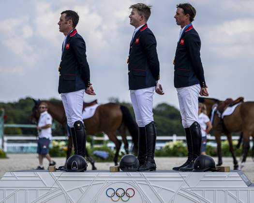 Gold Medalists, Great Britain with team of MAHER Ben riding DALLAS ...