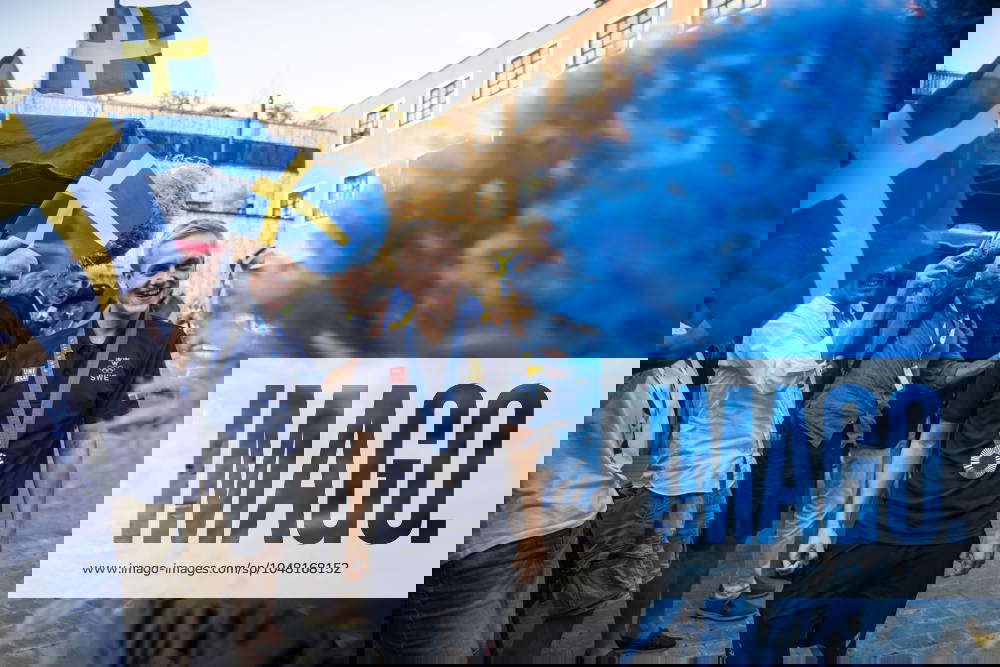 240802 Victor Lindgren of Sweden is celebrated at Sweden House after ...