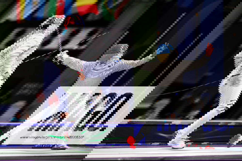PARIS, FRANCE - 3 AUGUST, 2024: Fencing, Olympic Games, Olympische ...