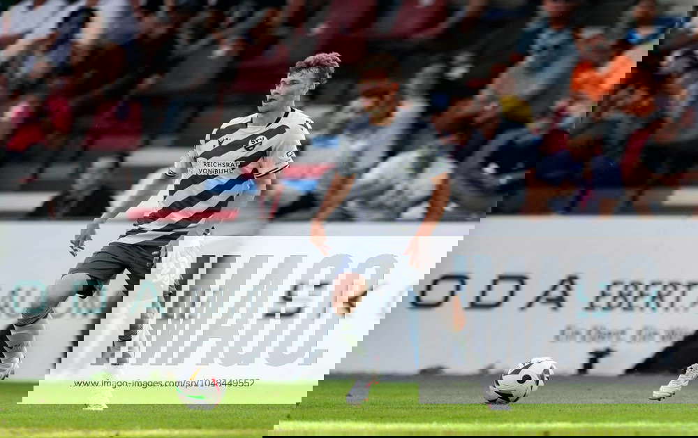 Lucas Wolf SVS, 27 , on the ball, cropped, full body, single image ...