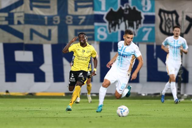 Michael Baidoo of Elfsborg during the UEFA Europa League qualification ...
