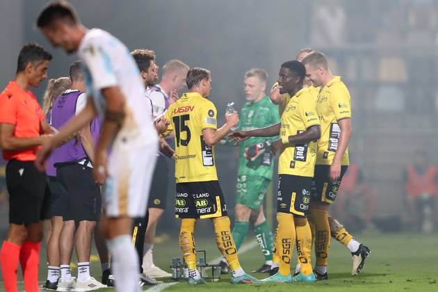 Michael Baidoo of Elfsborg during the UEFA Europa League qualification ...