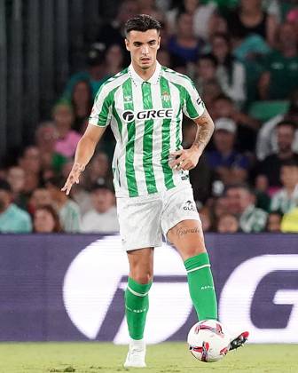 Real Betis Balompie s Ismael Sierra during friendly match. August