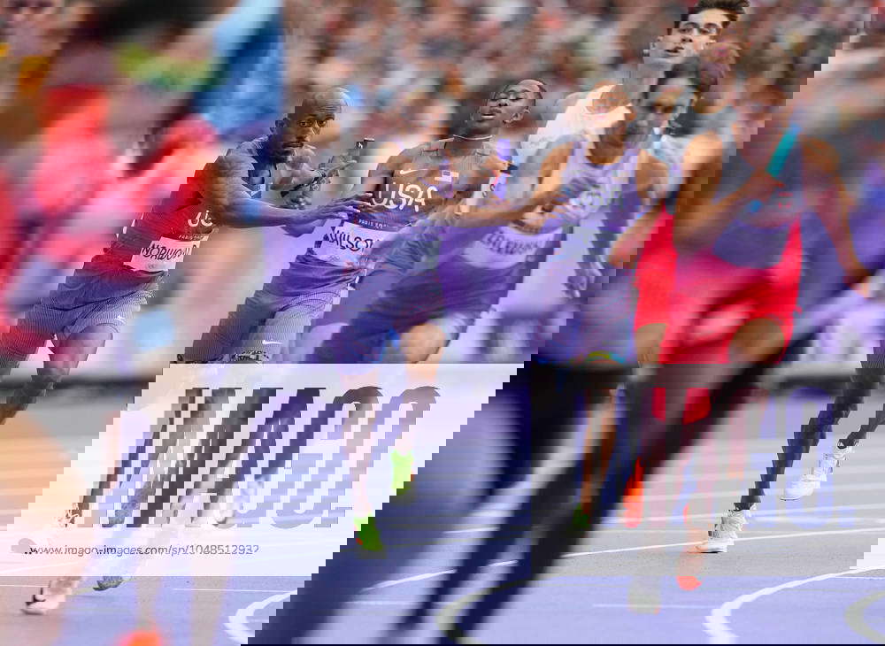 PARIS, Aug. 9, 2024 -- Vernon Norwood of team USA competes during the ...