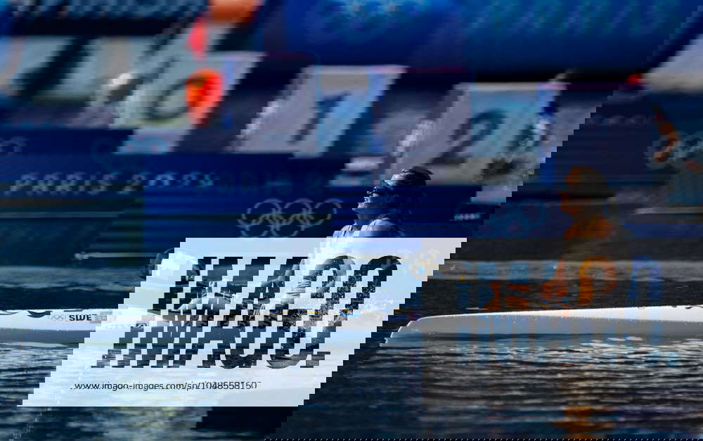 240810 Linnea Stensils of Sweden competes in womens kayak single 500m ...