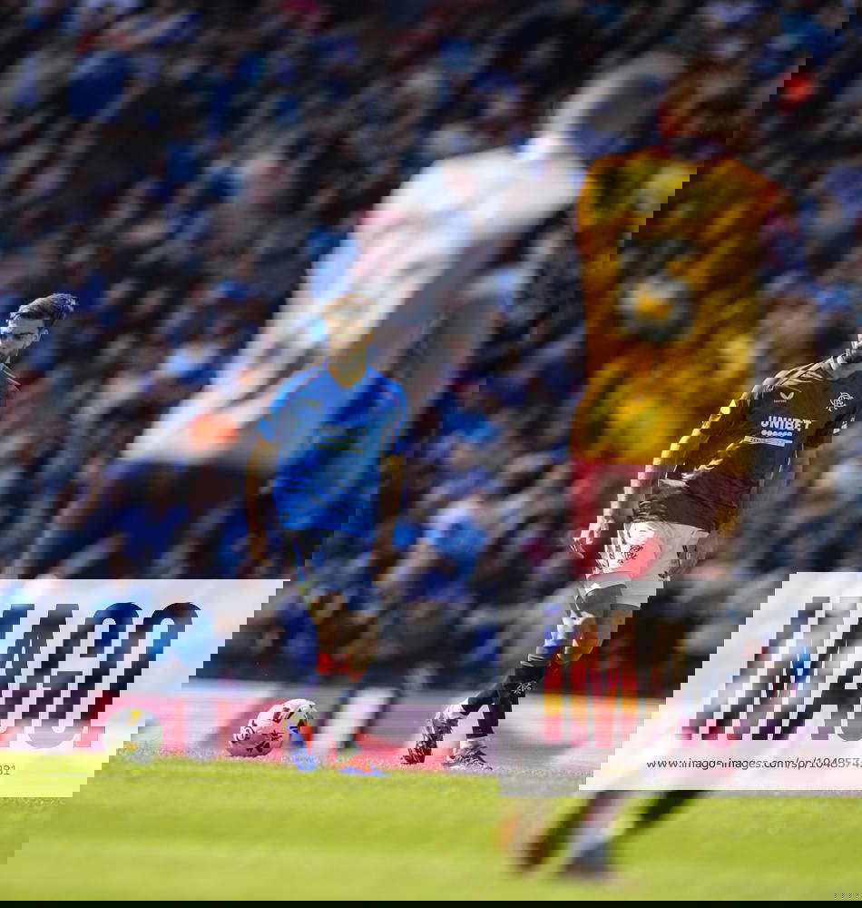 Robin Propper of Rangers during the Scottish Premiership match at ...