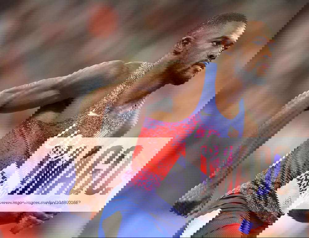 PARIS, Aug. 10, 2024 -- Rai Benjamin of team USA competes during the ...