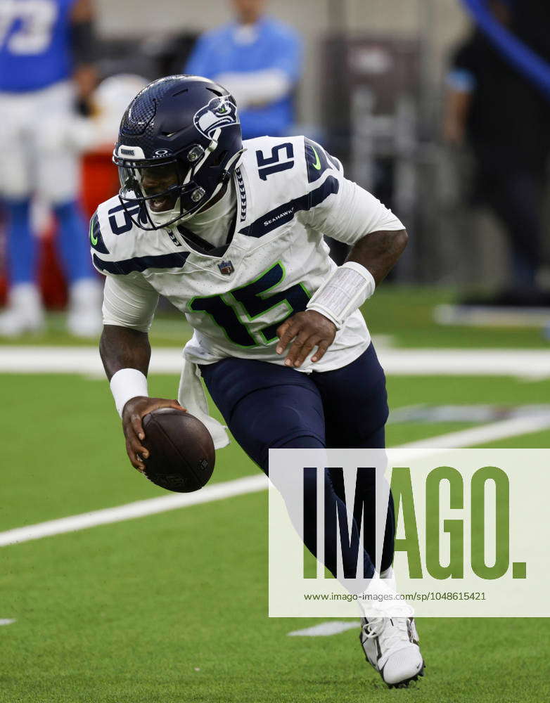 August 10, 2024 Seattle Seahawks quarterback PJ Walker (15) scrambles ...