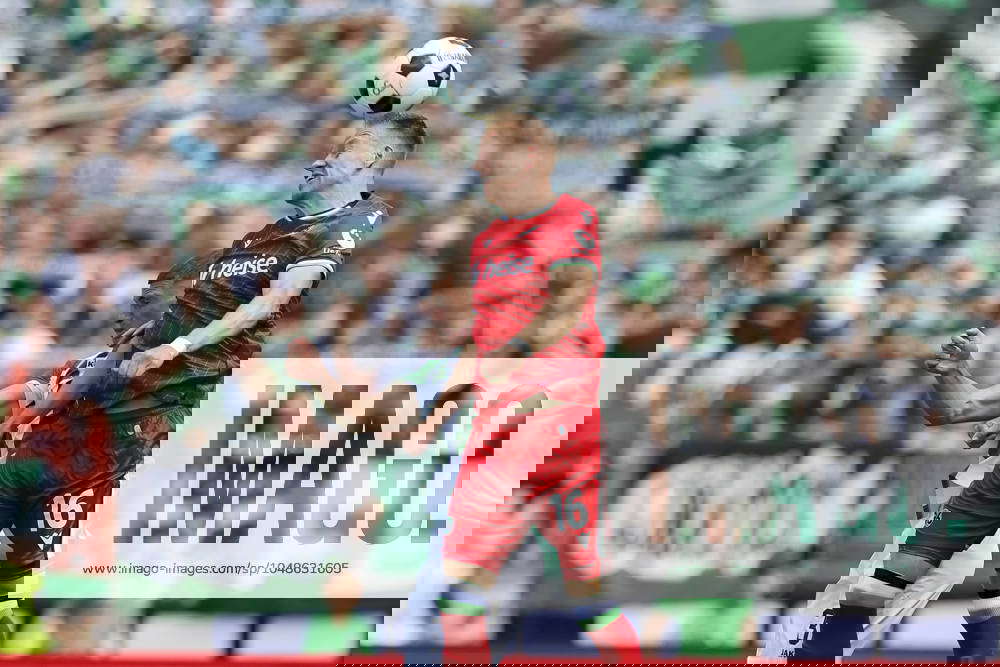 Luca Bazzoli SC Preussen Muenster and Havard Nielsen Hannover 96 fight ...