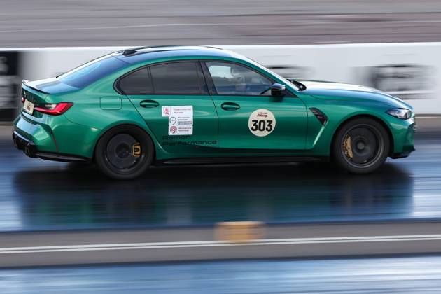 RUSSIA, MOSCOW REGION - AUGUST 11, 2024: Racing driver Andrei Pedash ...