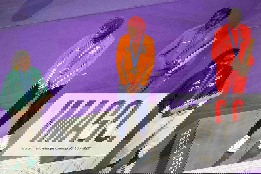 Sifan Hassan (NED) - Women s Marathon podium during - Closing Ceremony ...