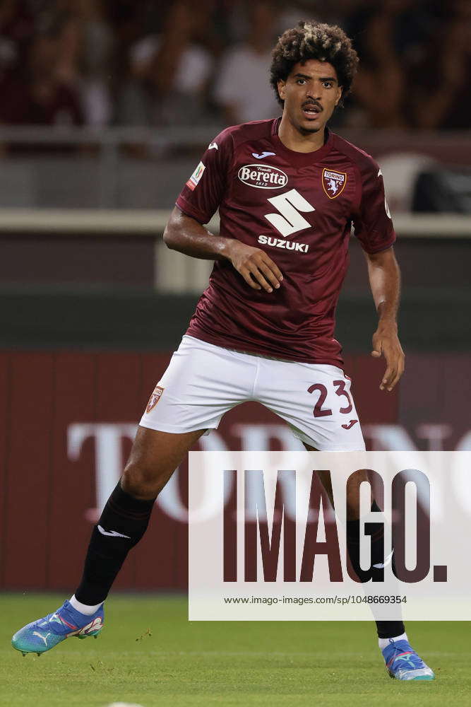 Turin, Italy, 11th August 2024.Saul Coco of Torino FC during the Coppa ...