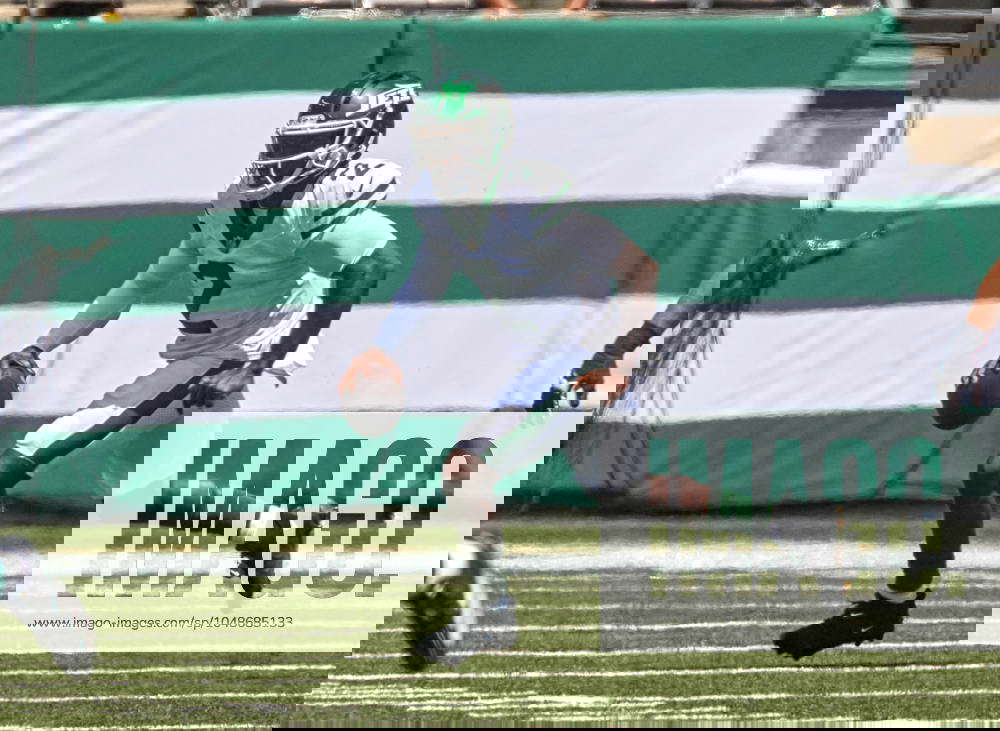 New York Jets quarterback Tyrod Taylor (2) looks to pass against the ...