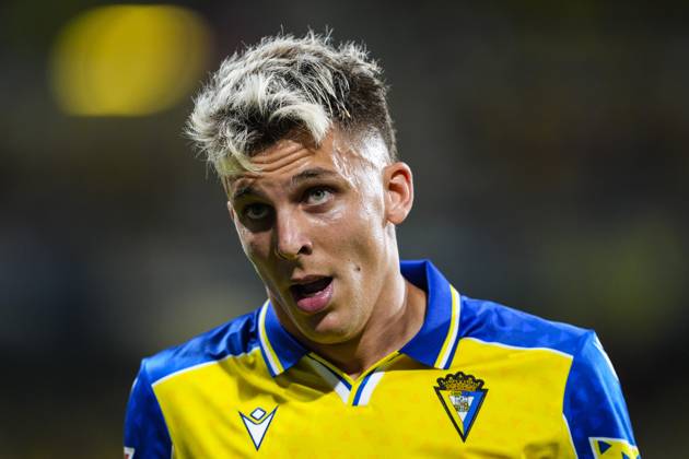 Cadiz, Cadiz, SPAIN: Ivan Alejo of Cadiz CF looks on during the Spanish ...