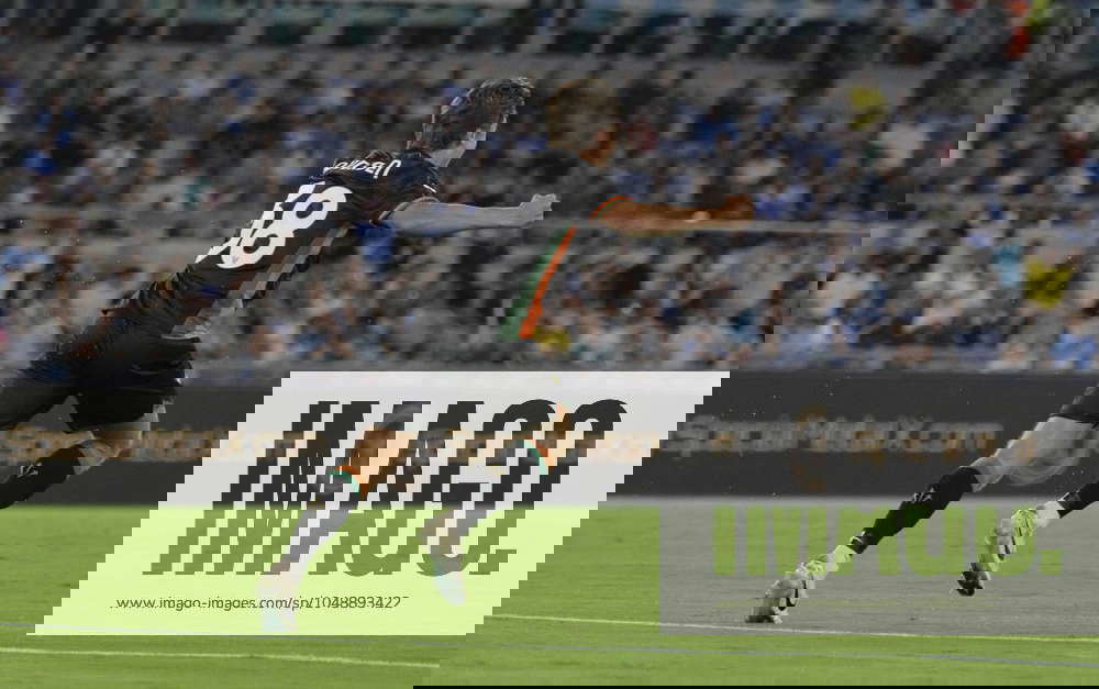 Venezia s Magnus Andersen celebrates after scoring the goal 0-1 during ...