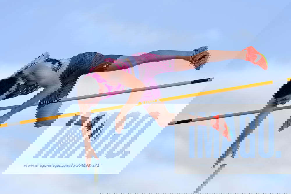 Lausanne, Switzerland, August 21st 2024: Jacob Wooten (USA) jumps ...