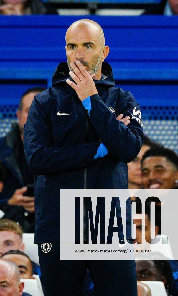 Chelsea s head coach Enzo Maresca Chelsea v Servette, UEFA Conference ...