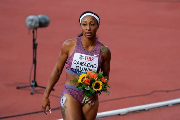Lausanne, Switzerland, August 22nd 2024: Jasmine Camacho-Quinn (PUR ...