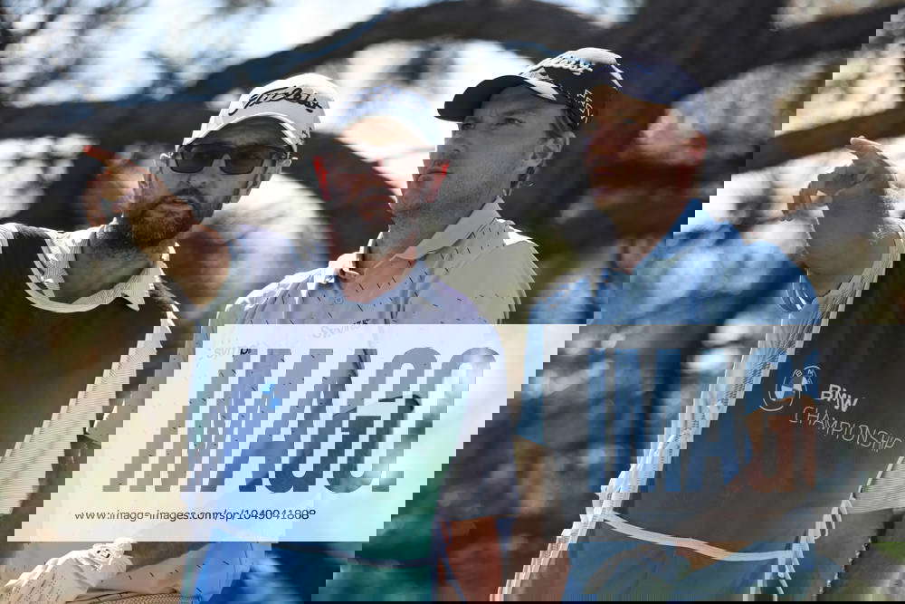 CASTLE ROCK, CO - AUGUST 23: Russell Henly and his caddie Andrew ...