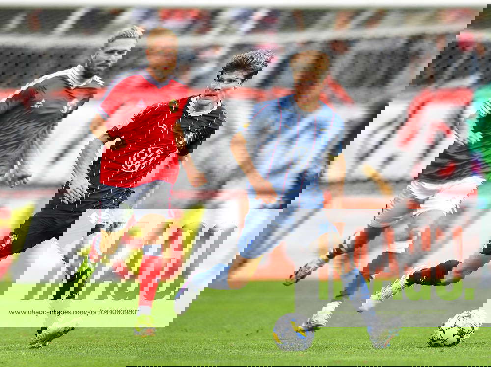 KALMAR 20240824 Kalmar FFs Jonathan Ring and Malmö FFs Oliver Berg during s Allsvenskan soccer