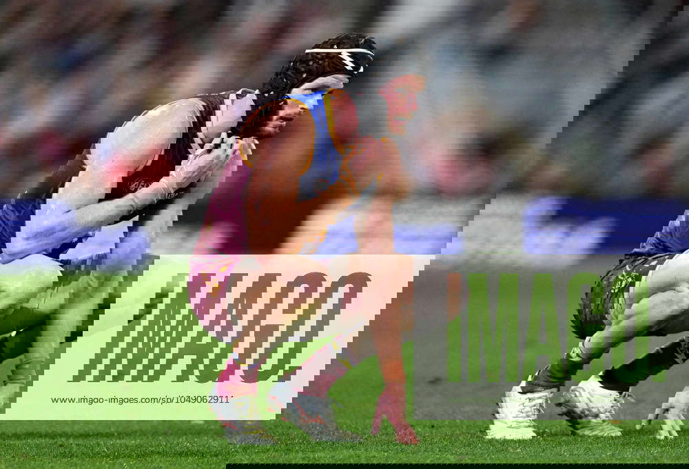 AFL LIONS BOMBERS, Darragh Joyce of the Lions is seen during the AFL ...