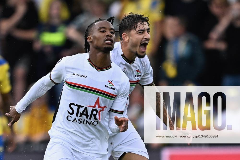 OHL s William Balikwisha and OHL s Oscar Gil celebrate after scoring ...