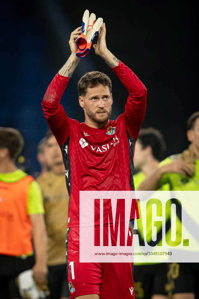 August 24, 2024, Barcelona, Spain: Goalkeeper Alex Remiro (Real ...