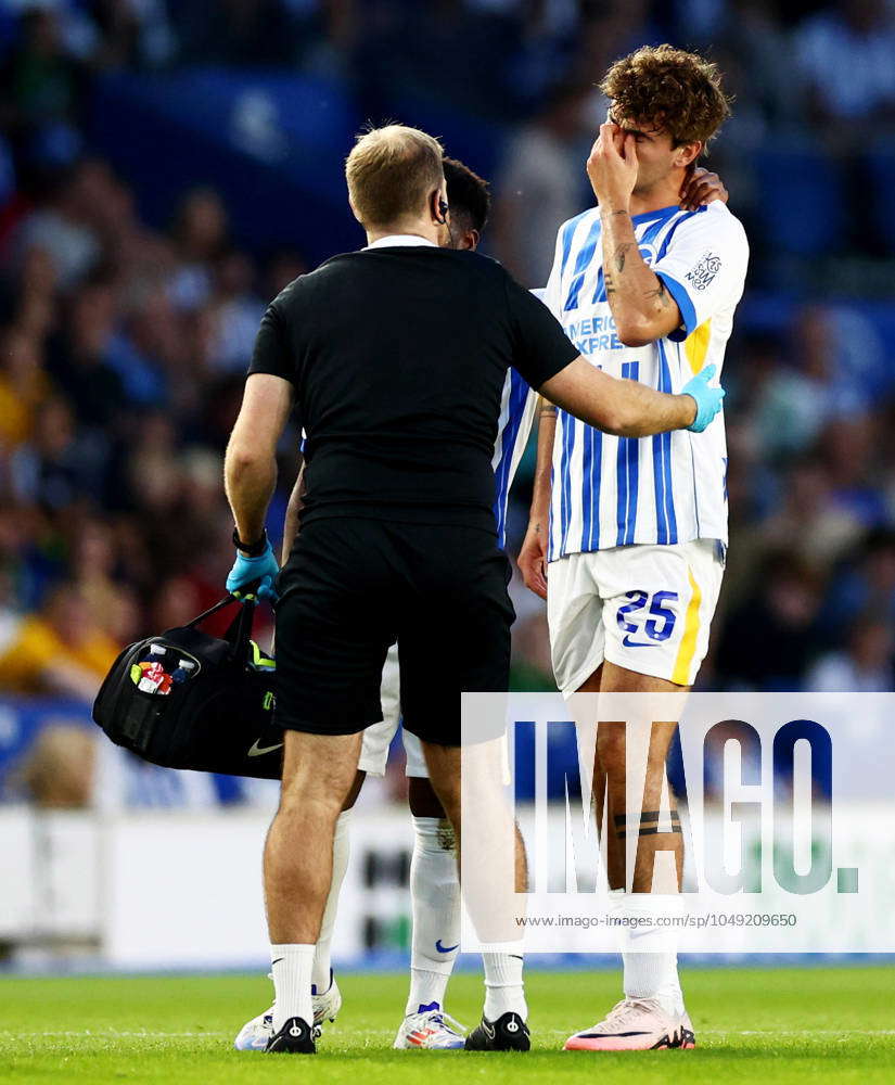 New signing Matt O Riley of Brighton & Hove Albion is substituted after ...