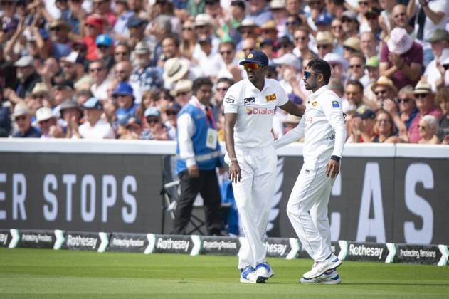England v Sri Lanka Test Match Day Two Milan Rathnayake of Sri Lanka ...