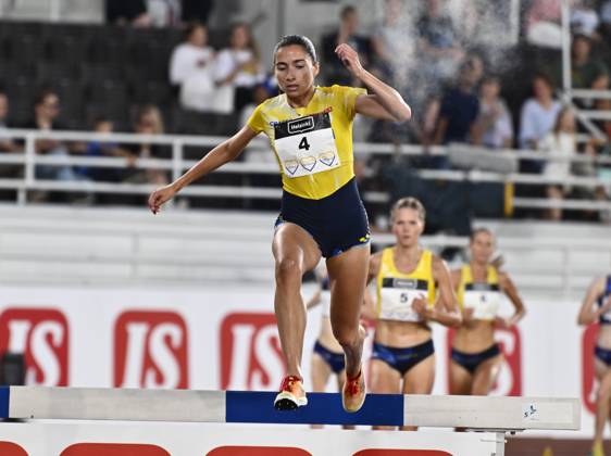 HELSINGFORS, FINLAND 20240830 Sweden from left Emilia Lillemo Linn ...