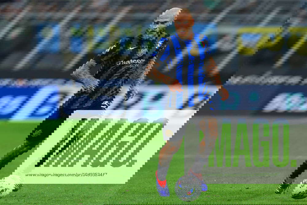 August 30, 2024, Milan, Italy: Federico Dimarco of FC Internazionale seen in action during Serie A
