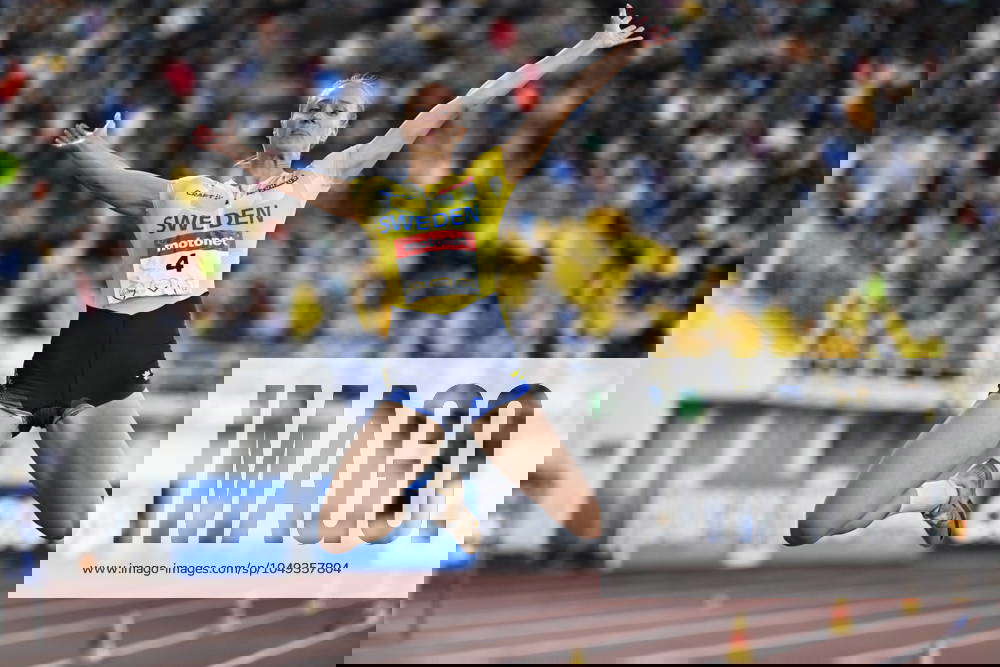 HELSINGFORS, FINLAND 20240831 Swedens Emilia Kjellberg during s long ...