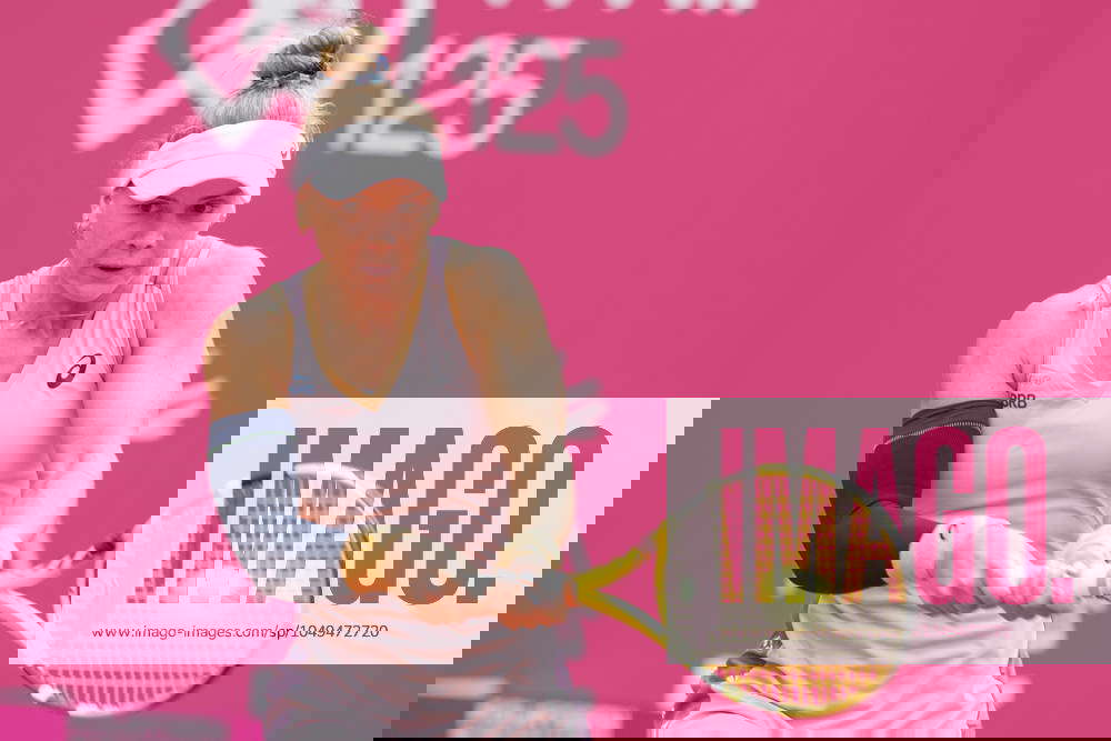 Montreux Switzerland, 09 02 2024: Laura Pigossi (BRA) vs Simona Waltert ...