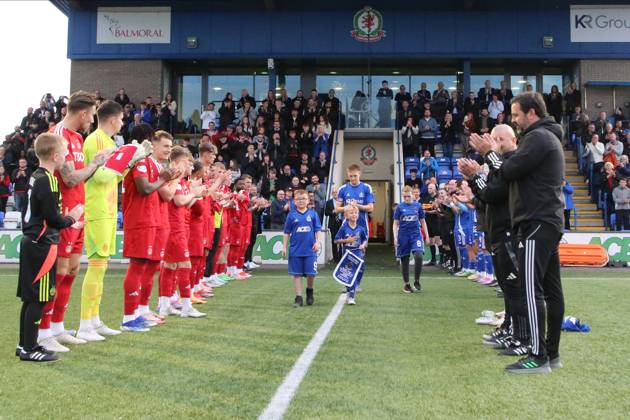 Cove Rangers v Aberdeen Friendly 03 09 2024. Blair Yule s Testimonial ...