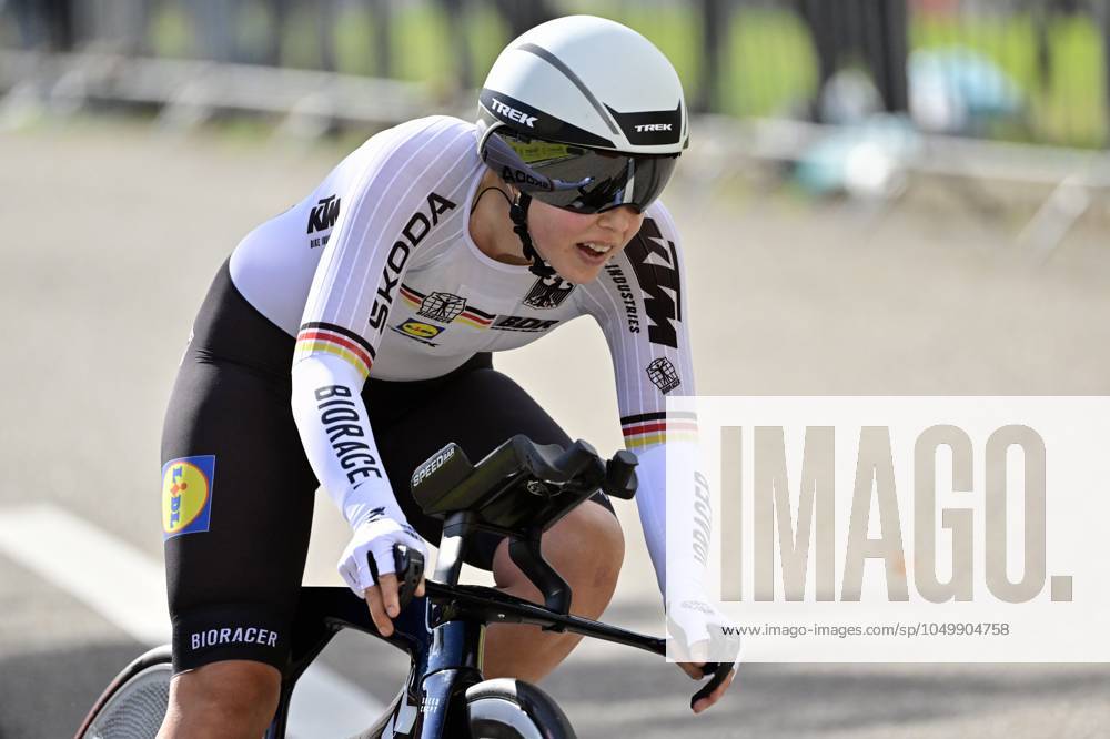 German Lisa Klein pictured in action during the time trial Elite Women ...