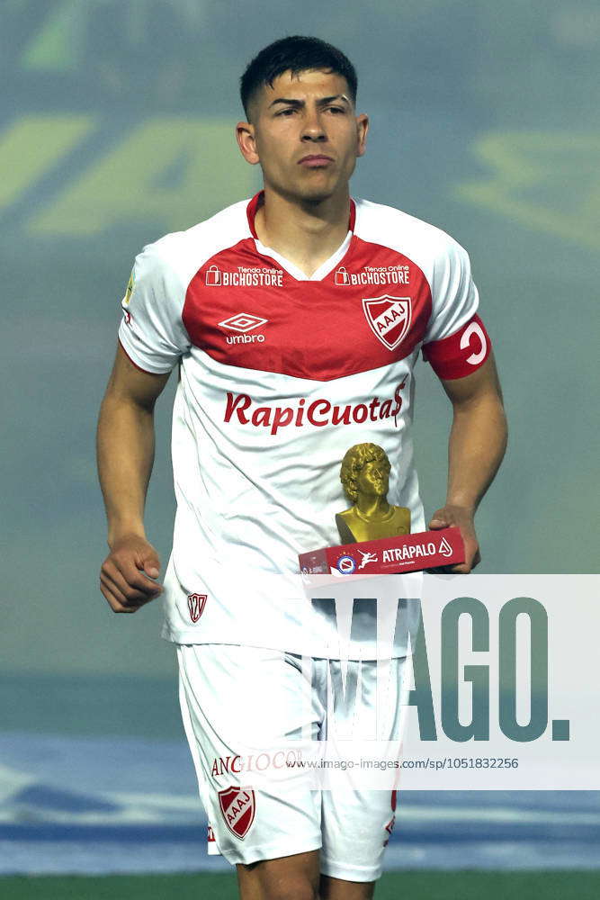 Argentinos Juniors Uruguayan midfielder Alan Rodriguez before the ...