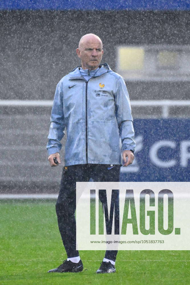 GUY STEPHAN during a Team France training session at French National ...