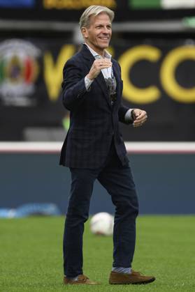 Parma president Kyle J. Krause attends the team warm up during the ...