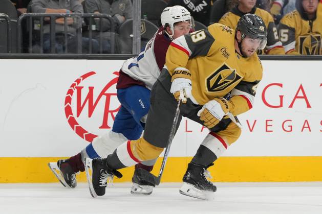 NHL, Eishockey Herren, USA Colorado Avalanche at Vegas Golden Knights ...