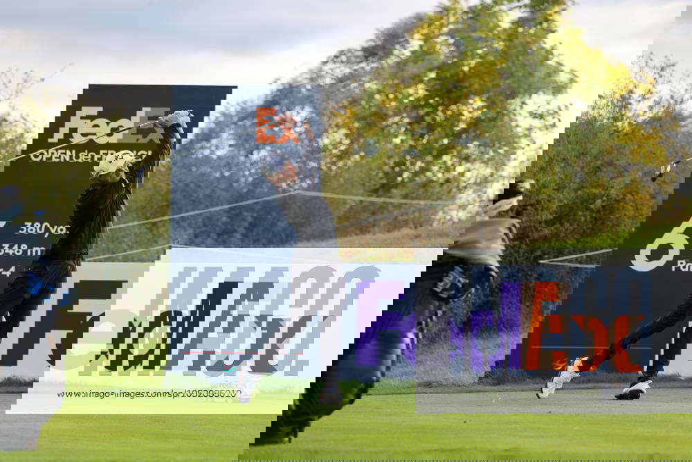 Fedex Open de France Max Kieffer (GER) on the 6th tee during the 1st ...